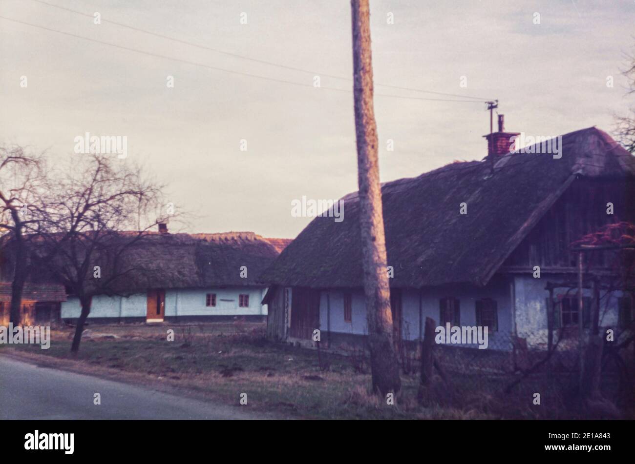 BUDAPEST, HUNGARY SEPTEMBER 1982: Village nestled in the Hungarian ...
