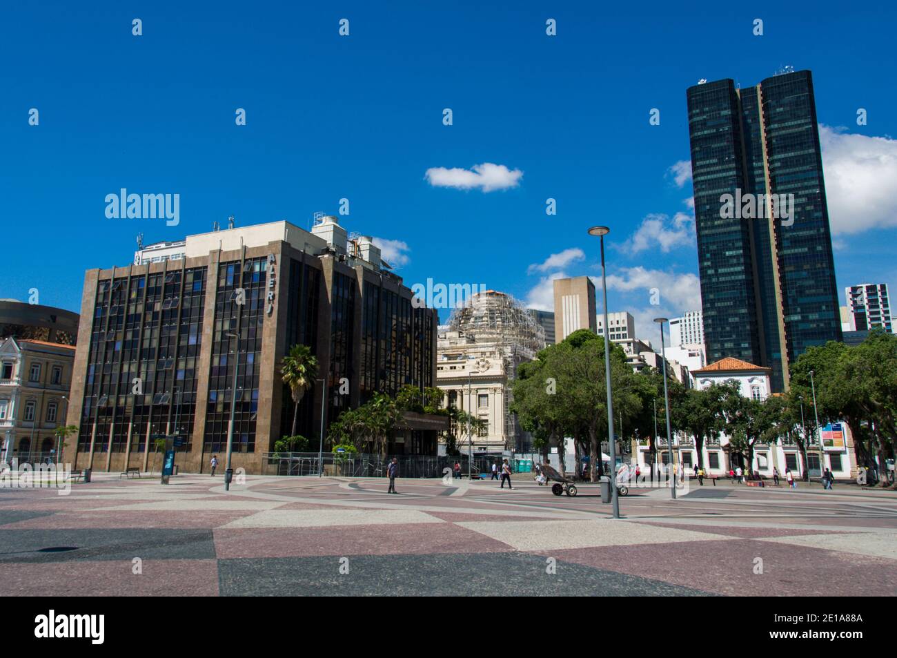 November 15 Square in Downtown Rio de Janeiro, Brazil Stock Photo - Alamy
