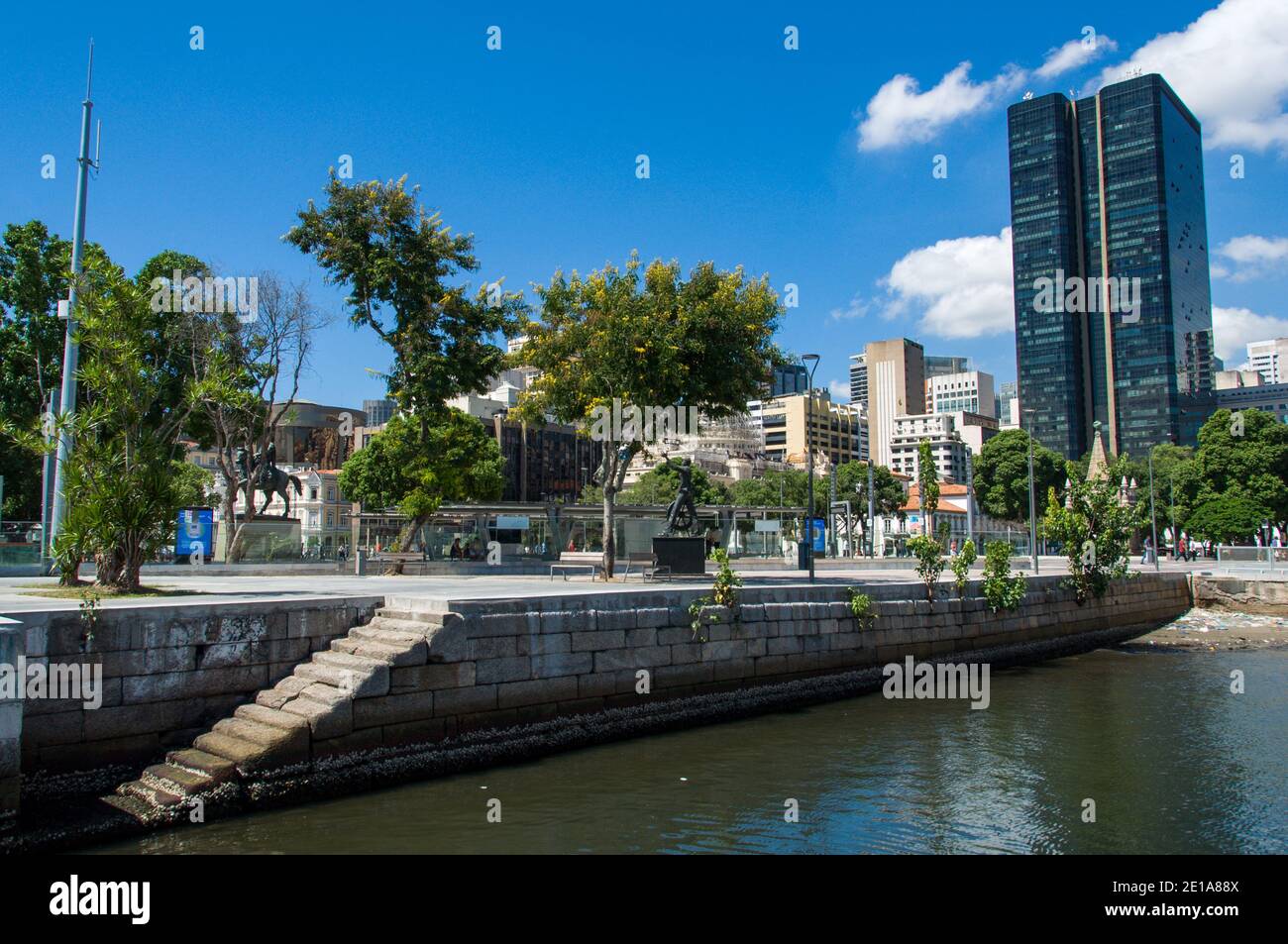 November 15 Square in Downtown Rio de Janeiro, Brazil Stock Photo - Alamy