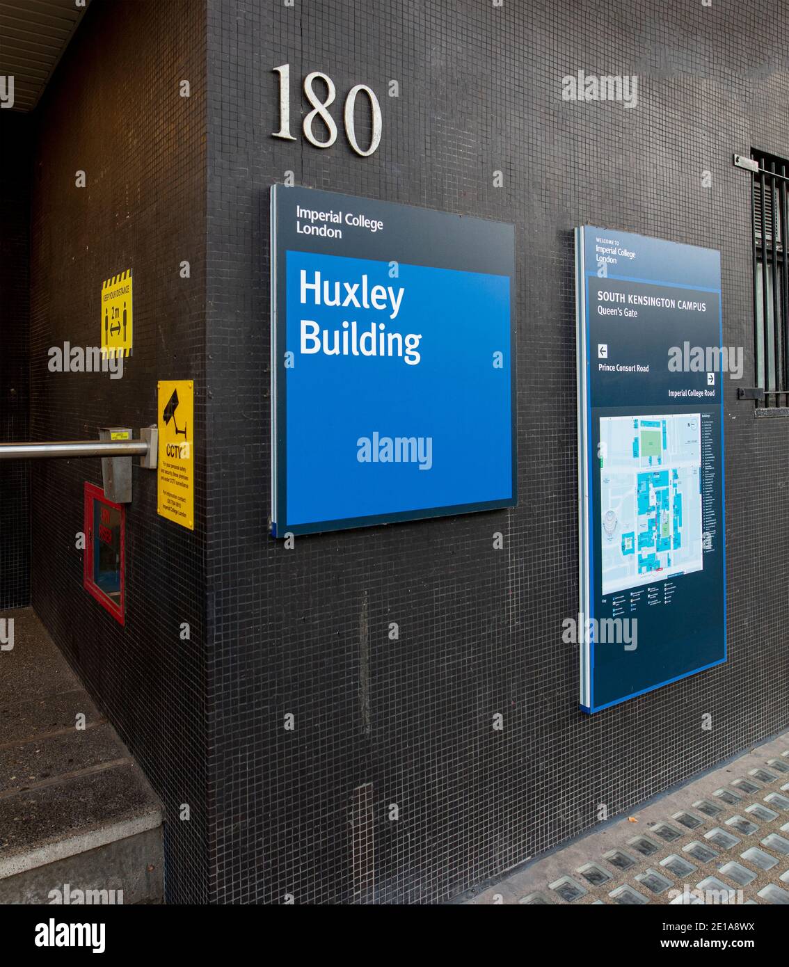 Frontage of Huxley Building, Imperial College, London; Exhibition Road ...