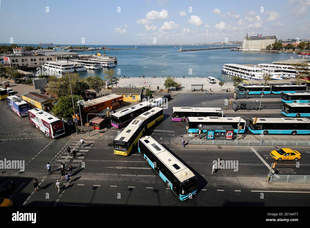istanbul,Turkey - 14 September 2020 : Istanbul Kadikoy Municipality Bus ...