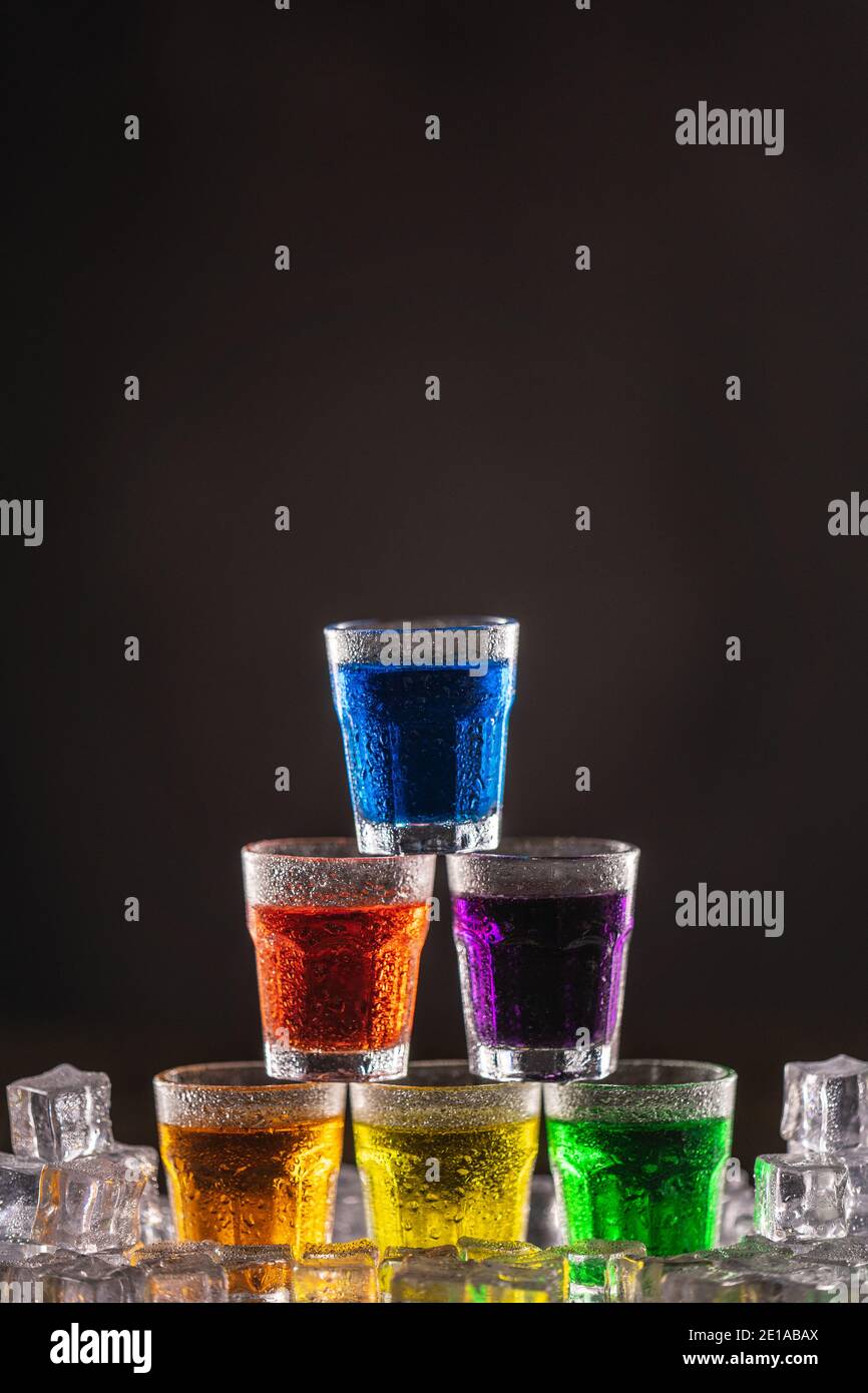 Shot Glasses Pyramid High Resolution Stock Photography and Images - Alamy