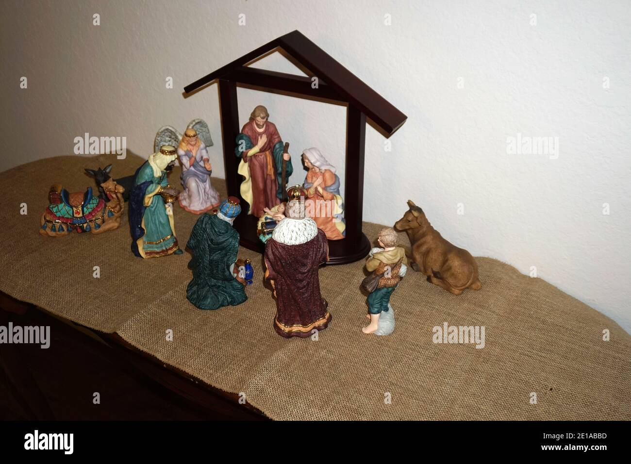 Nativity scene display hi-res stock photography and images - Alamy