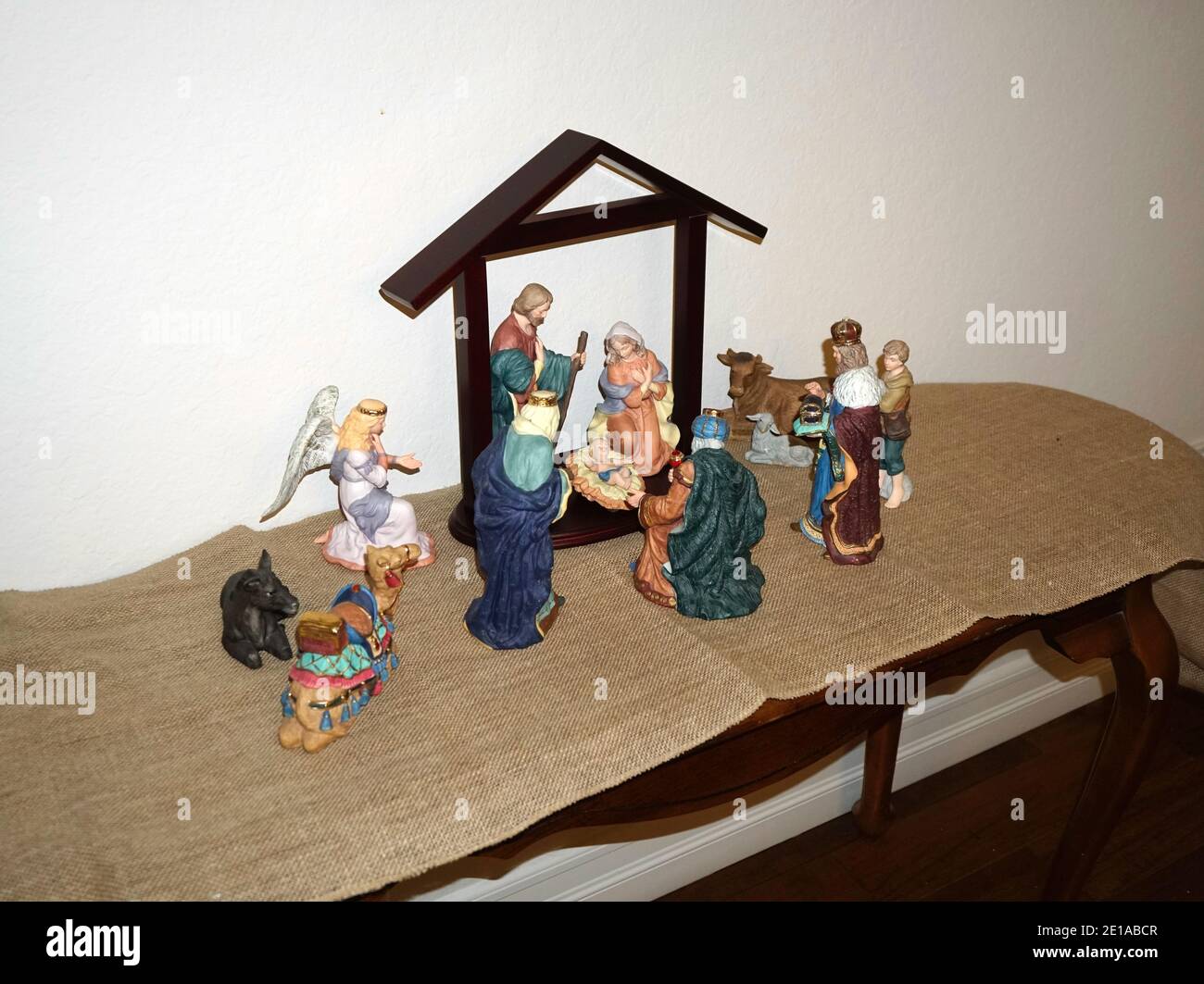 Nativity scene display hi-res stock photography and images - Alamy