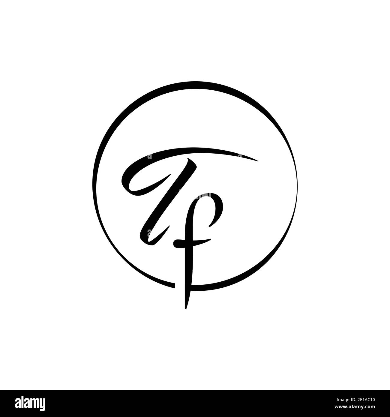 Initial tf Stock Vector Images - Alamy