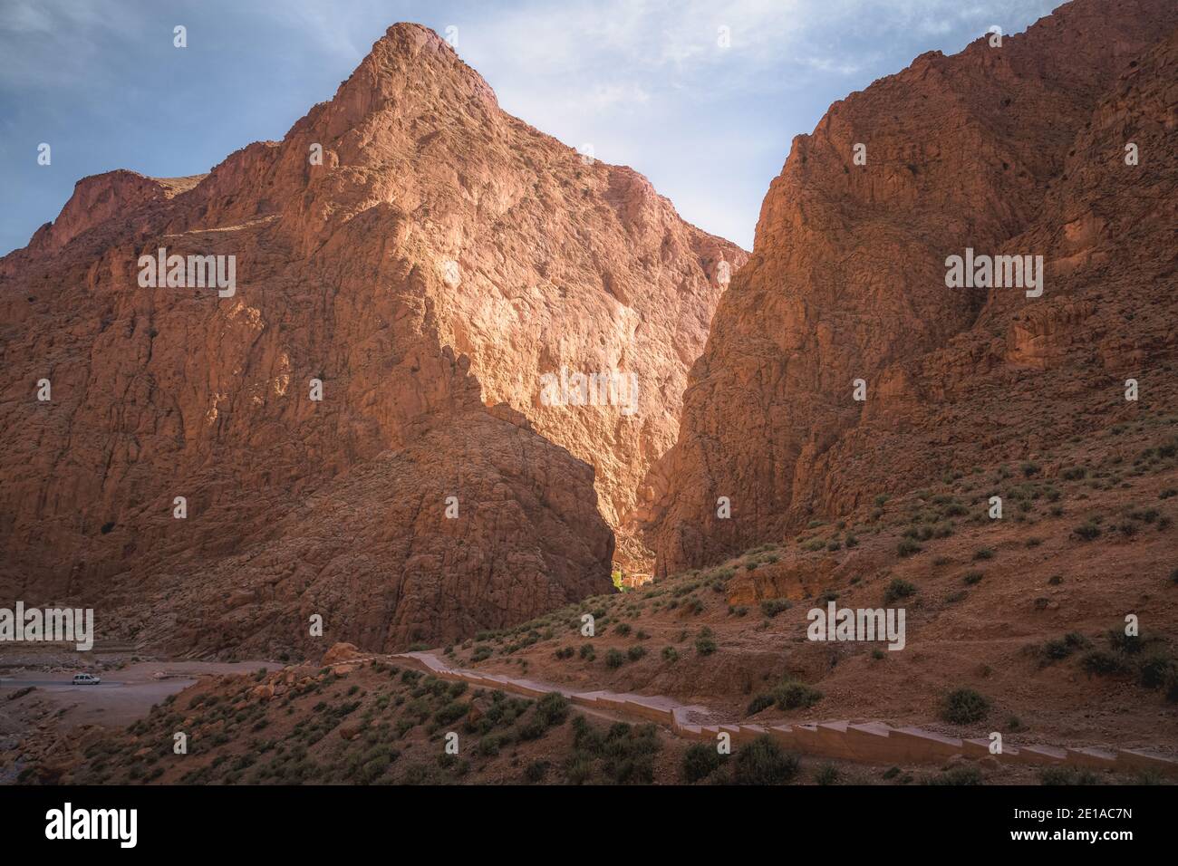 Todra Gorge is comprised of a series of limestone river canyons in the ...