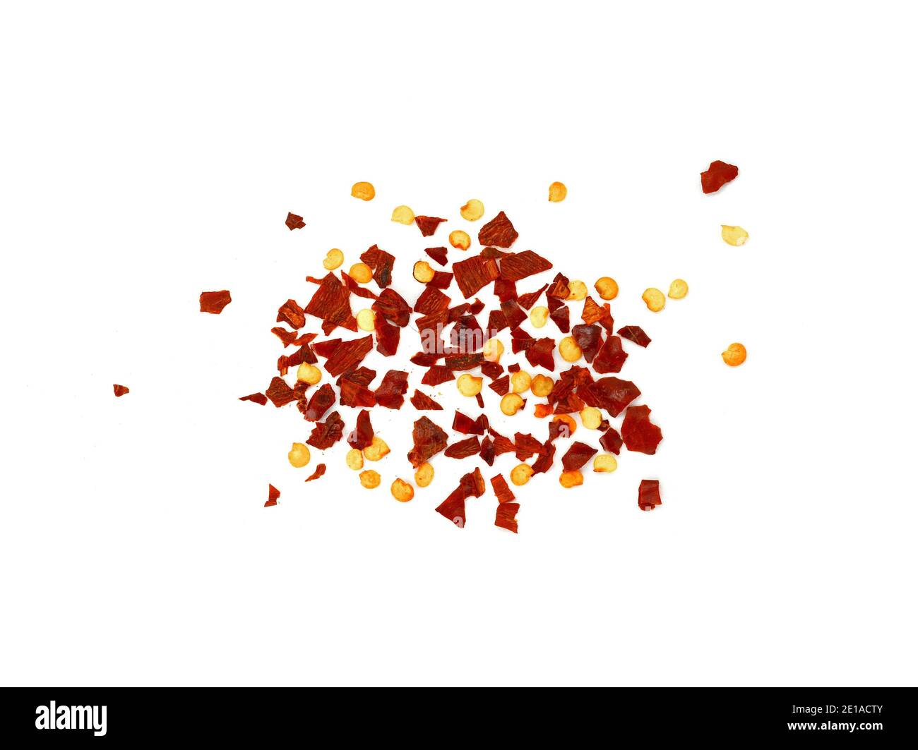 Cayenne pepper. Pile crushed red cayenne pepper, dried chili flakes and ...