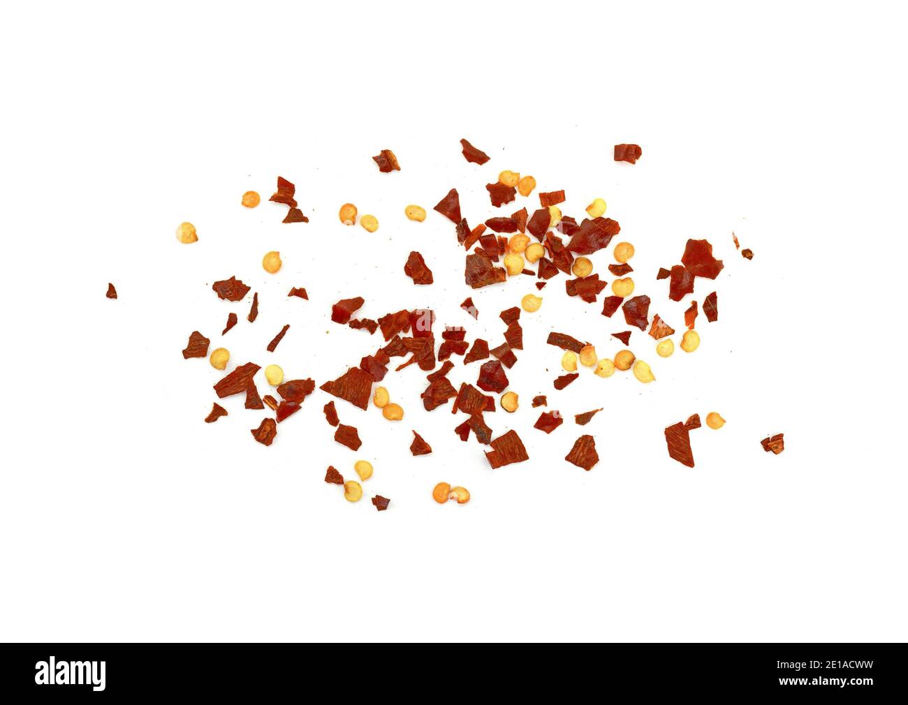 Cayenne pepper. Pile crushed red cayenne pepper, dried chili flakes and ...