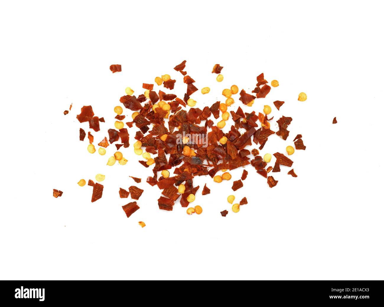 Cayenne pepper. Pile crushed red cayenne pepper, dried chili flakes and ...