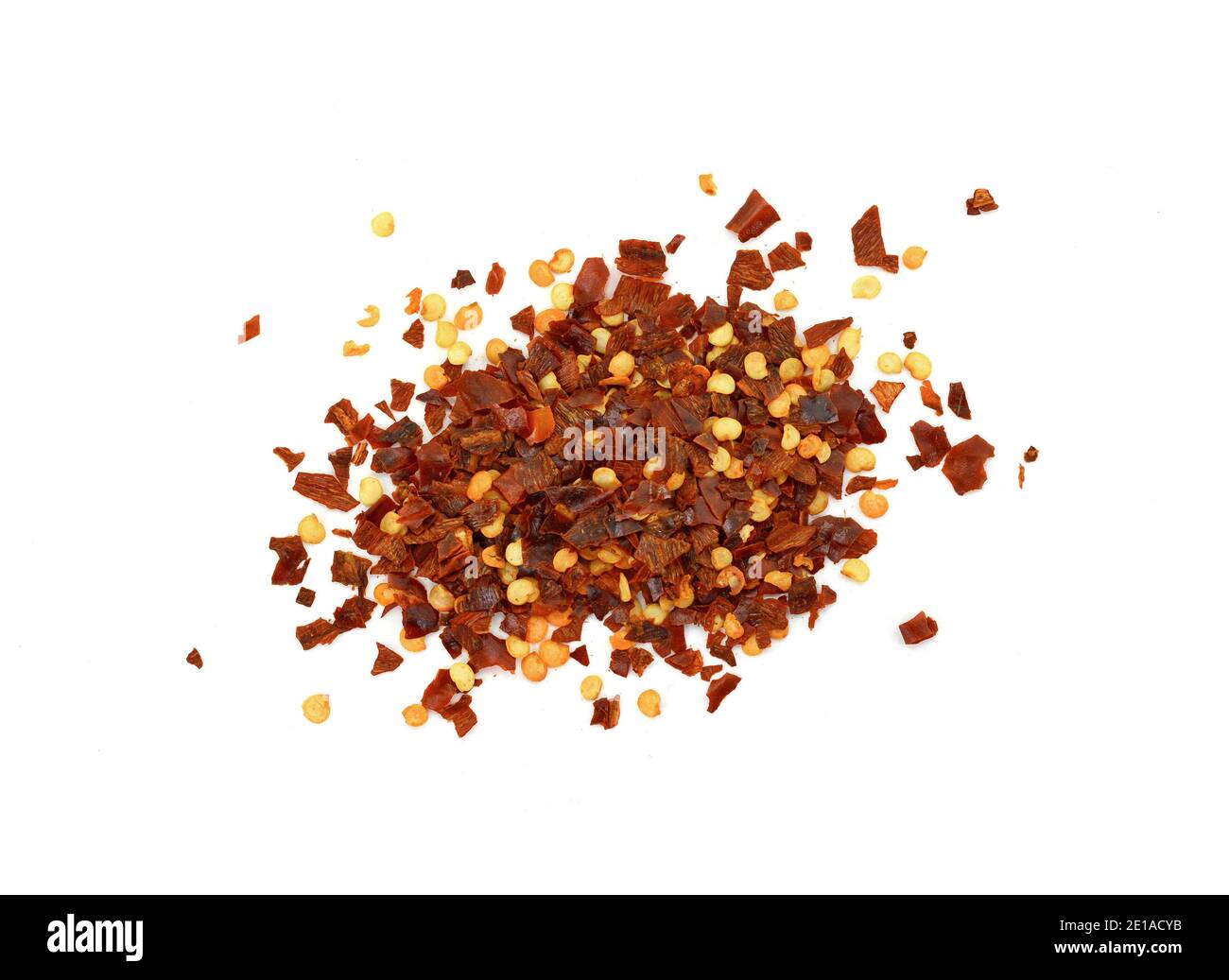 Cayenne pepper. Pile crushed red cayenne pepper, dried chili flakes and ...