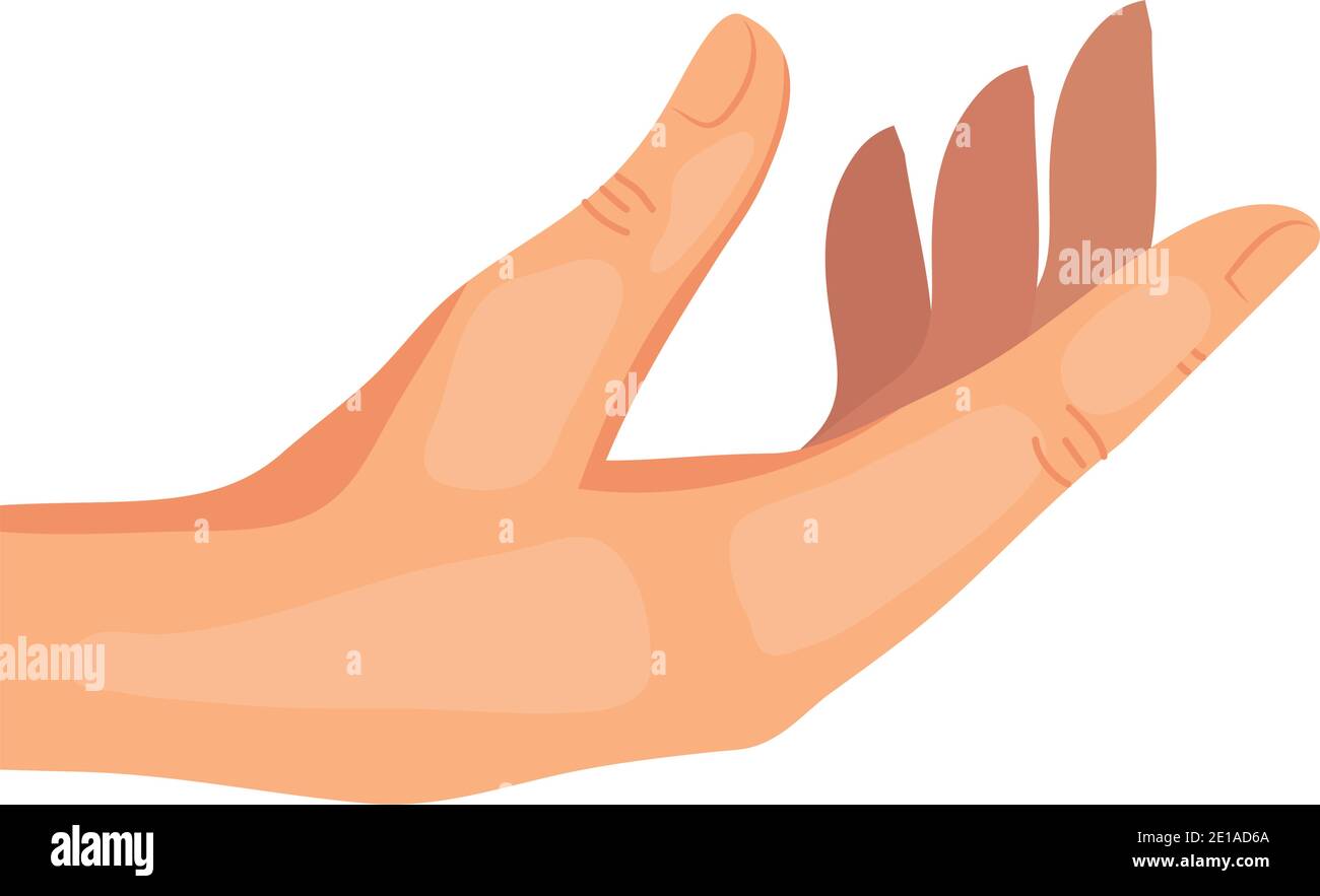 hand human receiving symbol signal icon Stock Vector Image & Art - Alamy