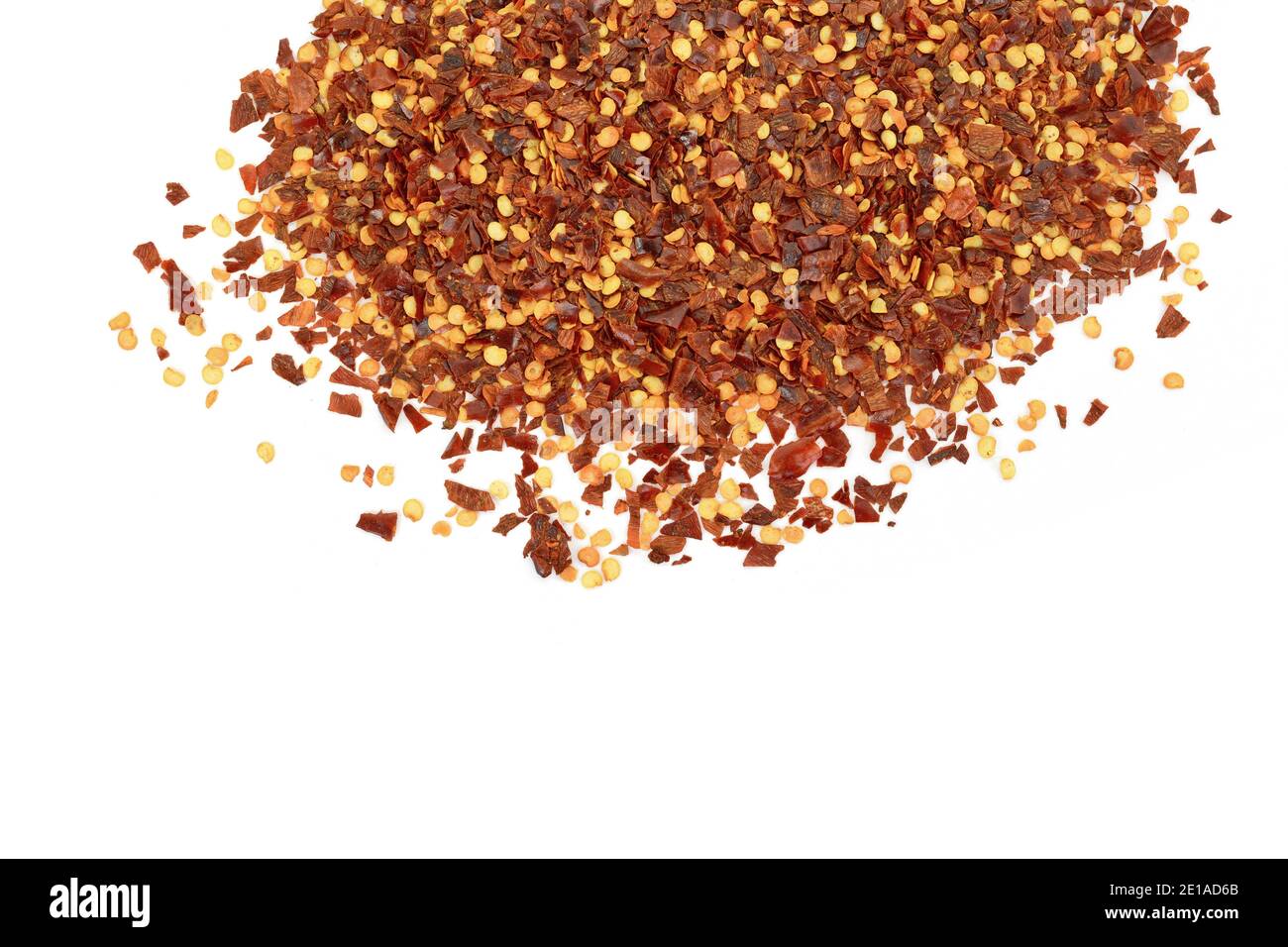 Cayenne pepper. Pile crushed red cayenne pepper, dried chili flakes and ...