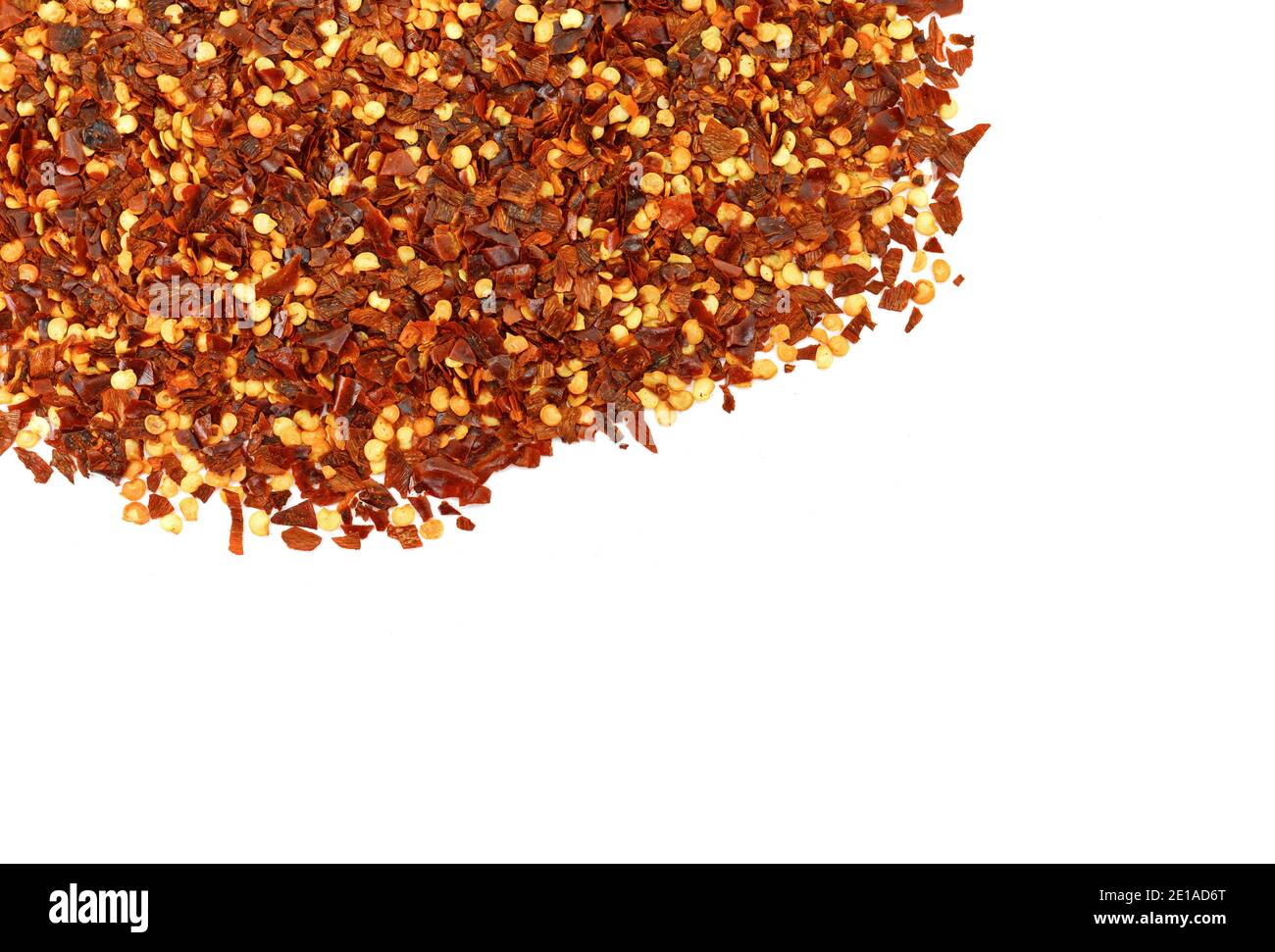 Cayenne pepper. Pile crushed red cayenne pepper, dried chili flakes and ...