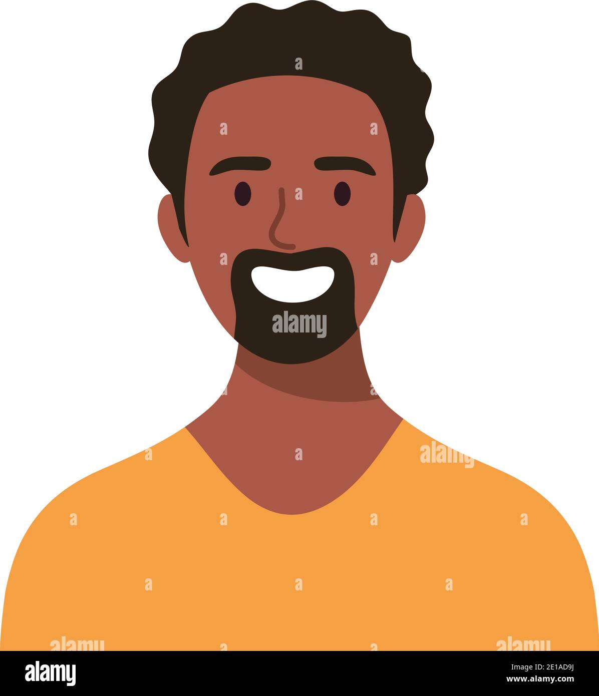 Afro hairstyle man Stock Vector Images - Alamy