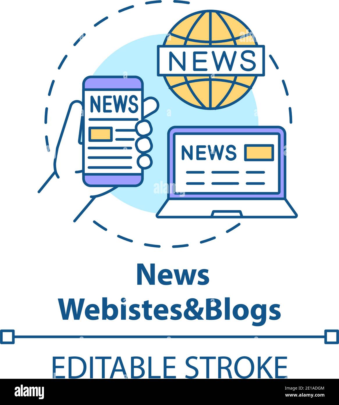 News technology general Stock Vector Images - Alamy