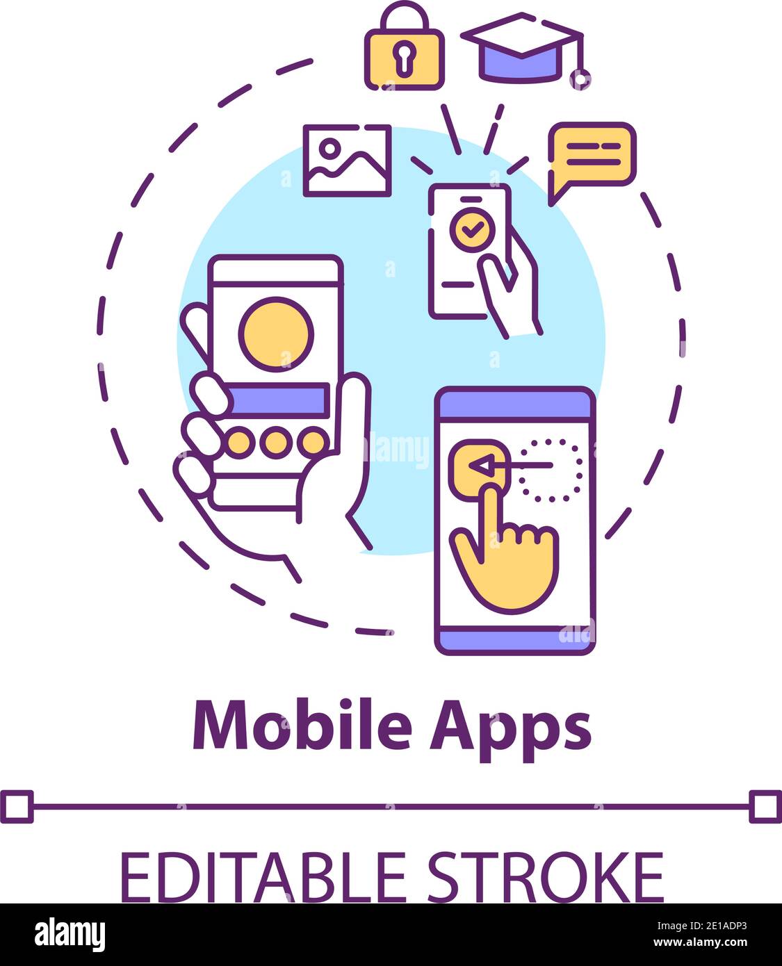 Mobile phone streaming apps Cut Out Stock Images & Pictures - Alamy