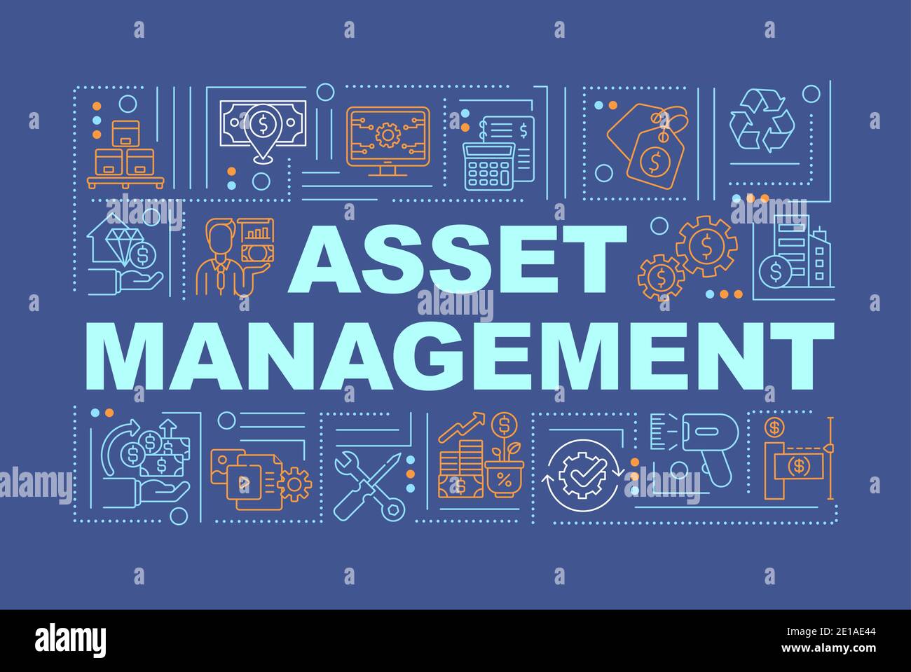 Asset management word concepts banner Stock Vector Image & Art - Alamy