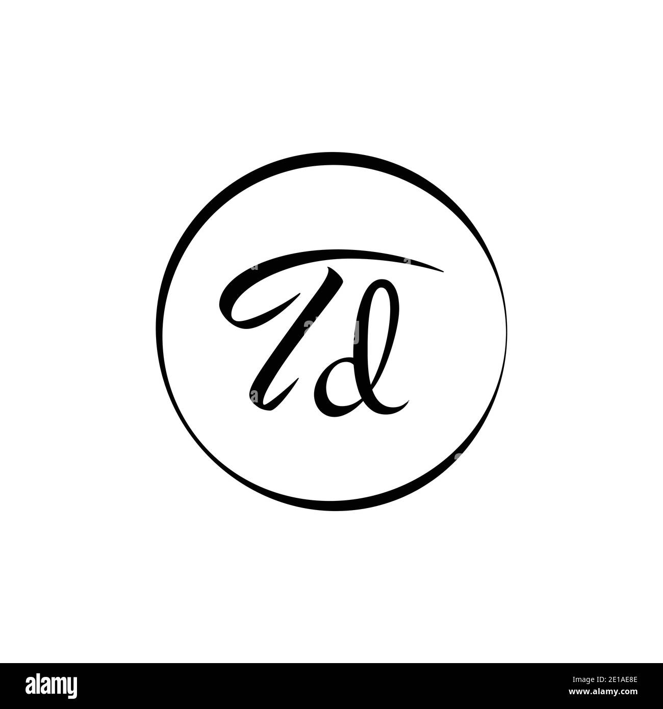 Td symbol vector vectors hi-res stock photography and images - Alamy