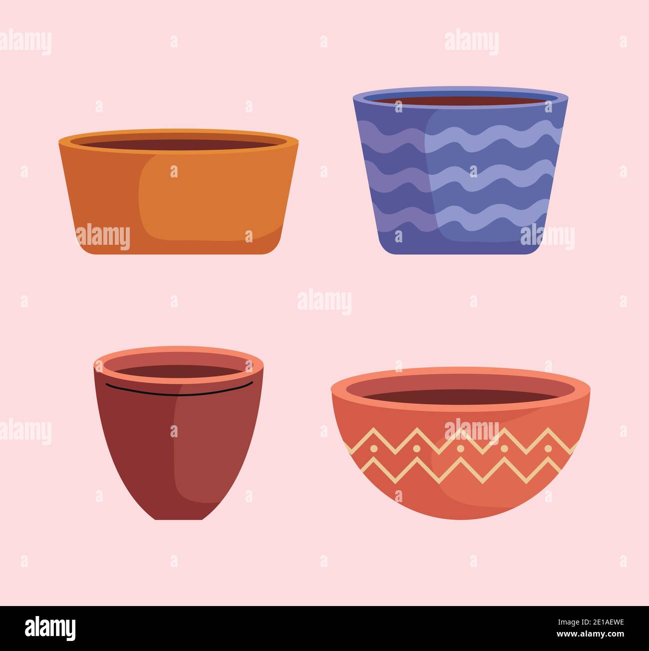 Clay pots old ancient Stock Vector Images - Alamy