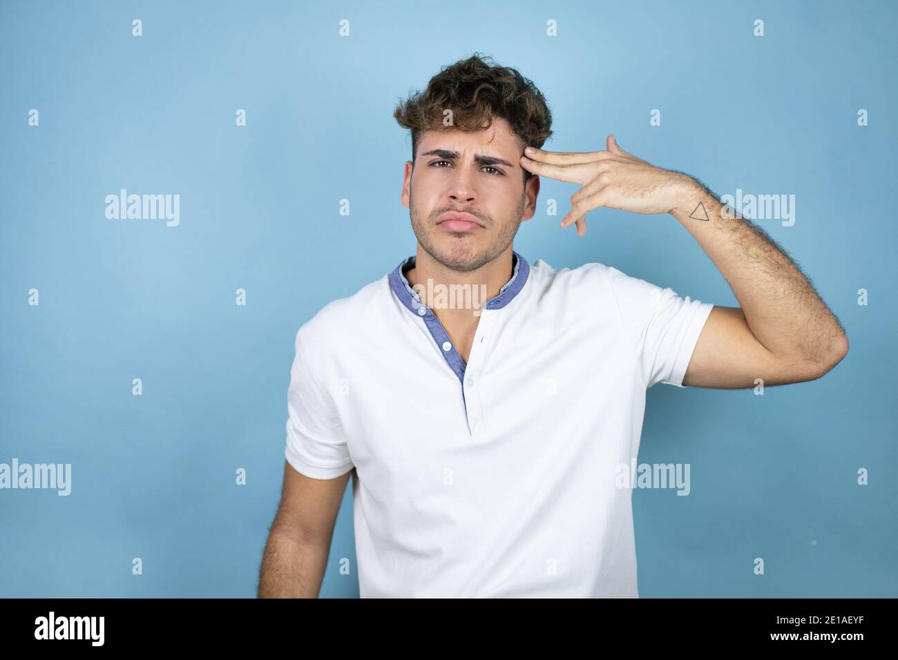 Pointing finger like a gun hi-res stock photography and images - Alamy