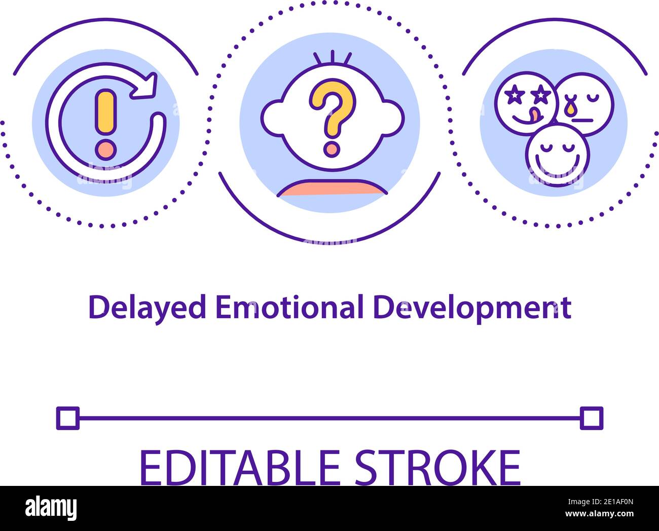 Cognitive development child Stock Vector Images - Alamy