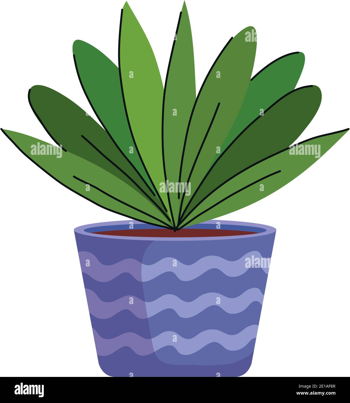 Plant care color line Cut Out Stock Images & Pictures - Alamy