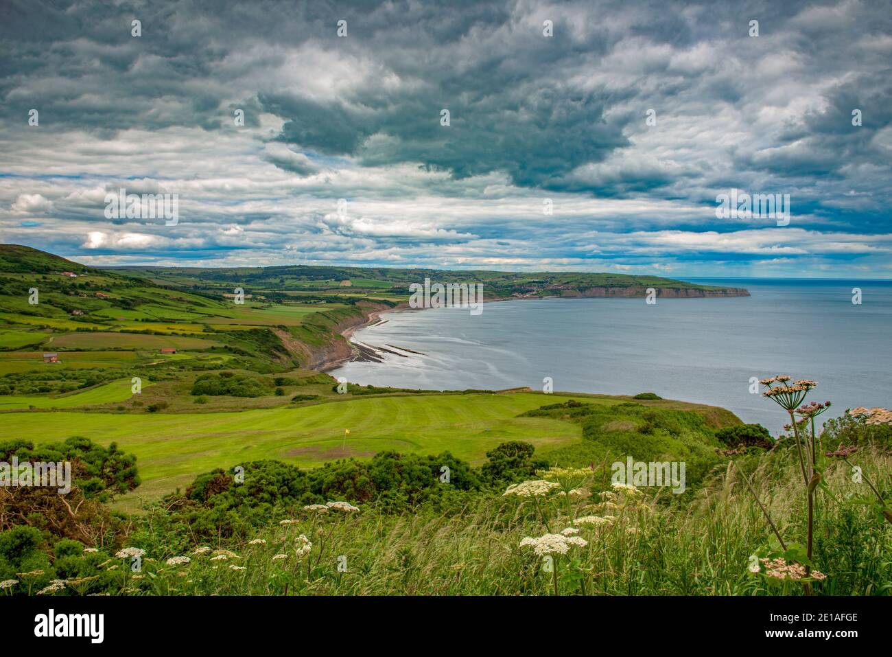 Raven hall hotel ravenscar yorkshire uk england hi-res stock ...