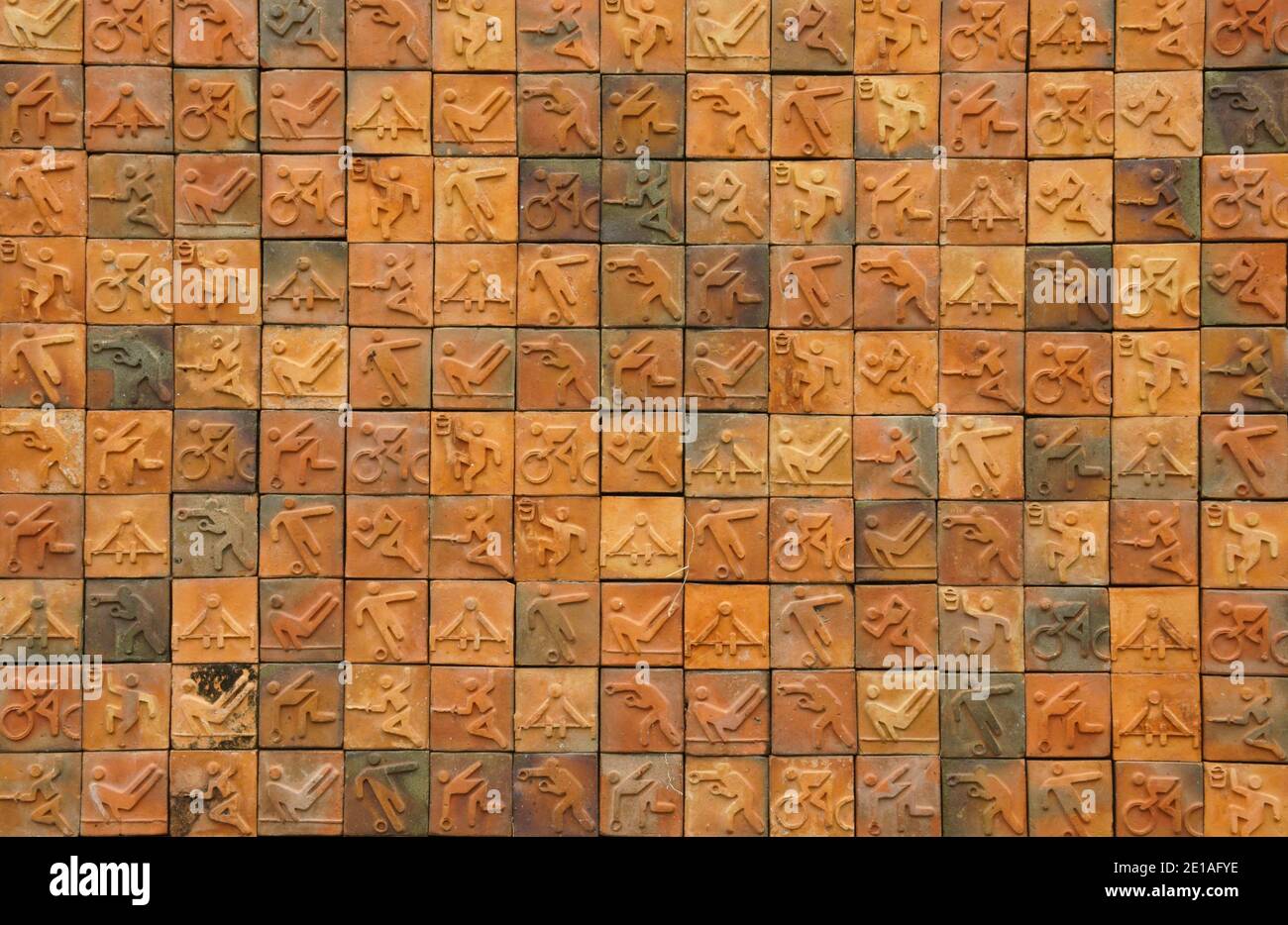 The background is the texture of the tile. The pattern and texture of ...