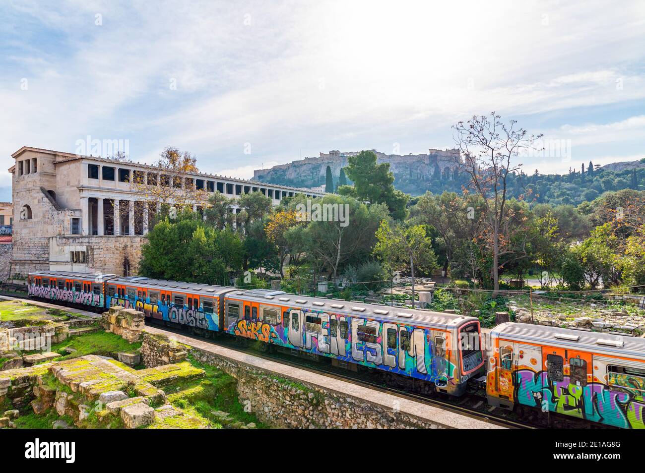 Ancient greek city drawing hi-res stock photography and images - Alamy