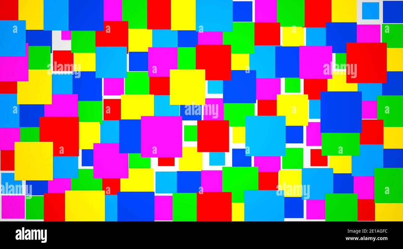 abstract colorful background with squares Stock Photo - Alamy