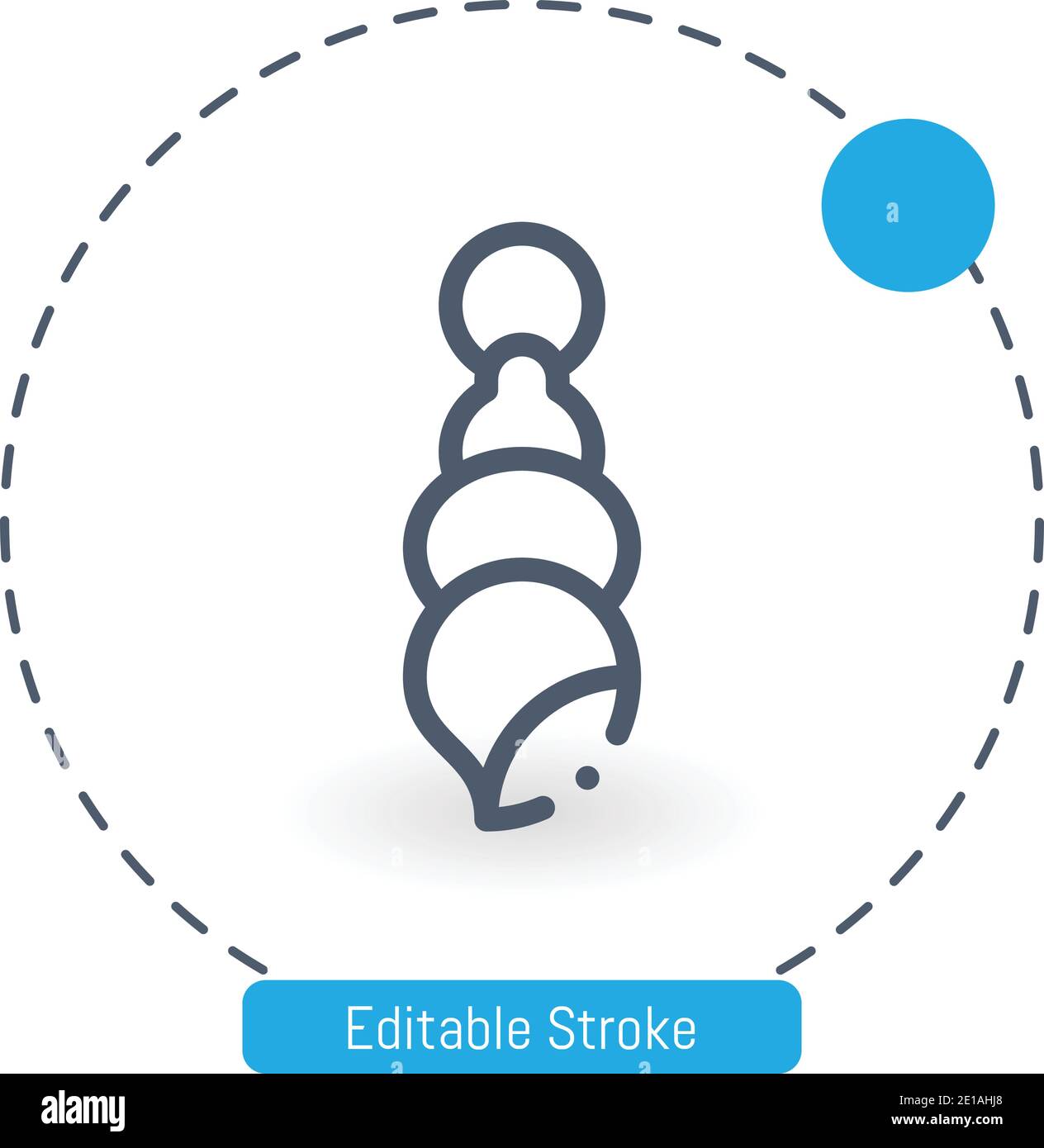 shell vector icon editable stroke outline icons for web and mobile ...