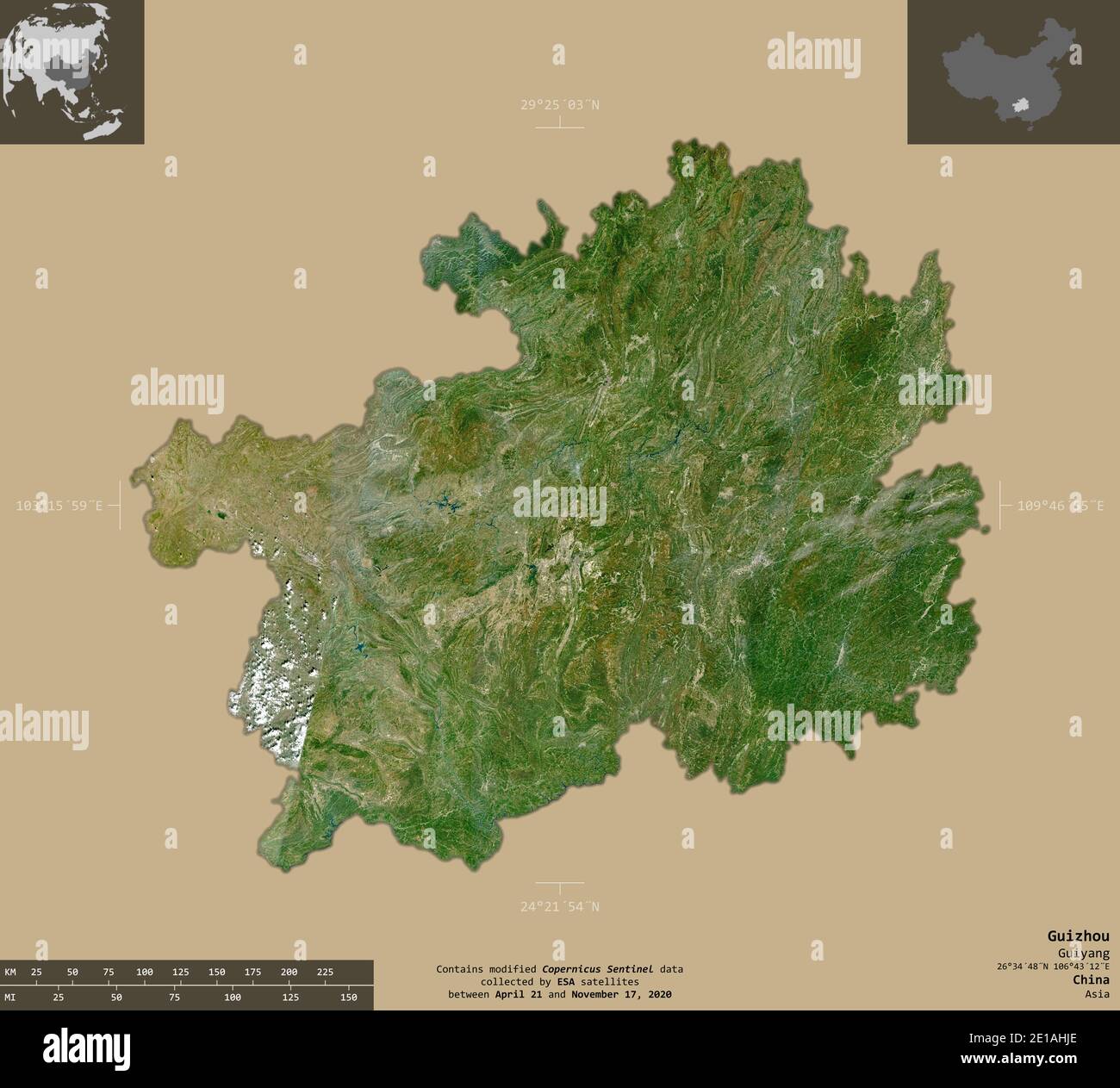 Guiyang map hi-res stock photography and images - Alamy
