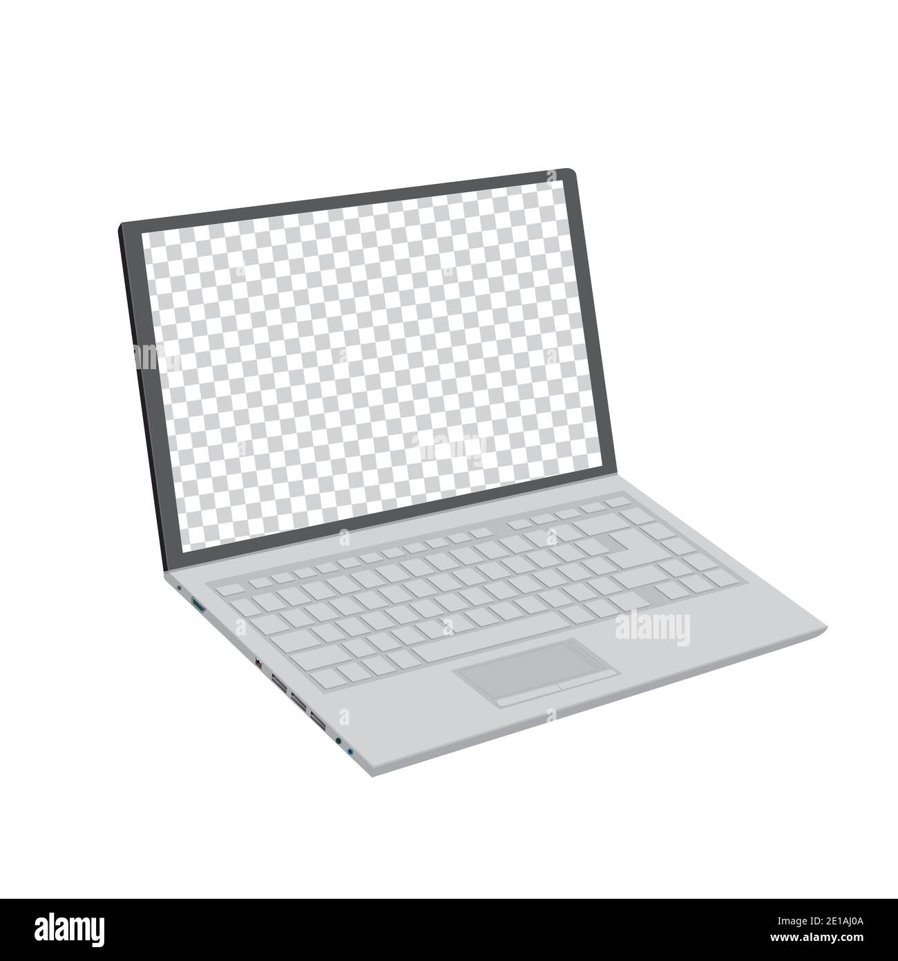 Mockup on laptop screen Stock Vector Images - Alamy