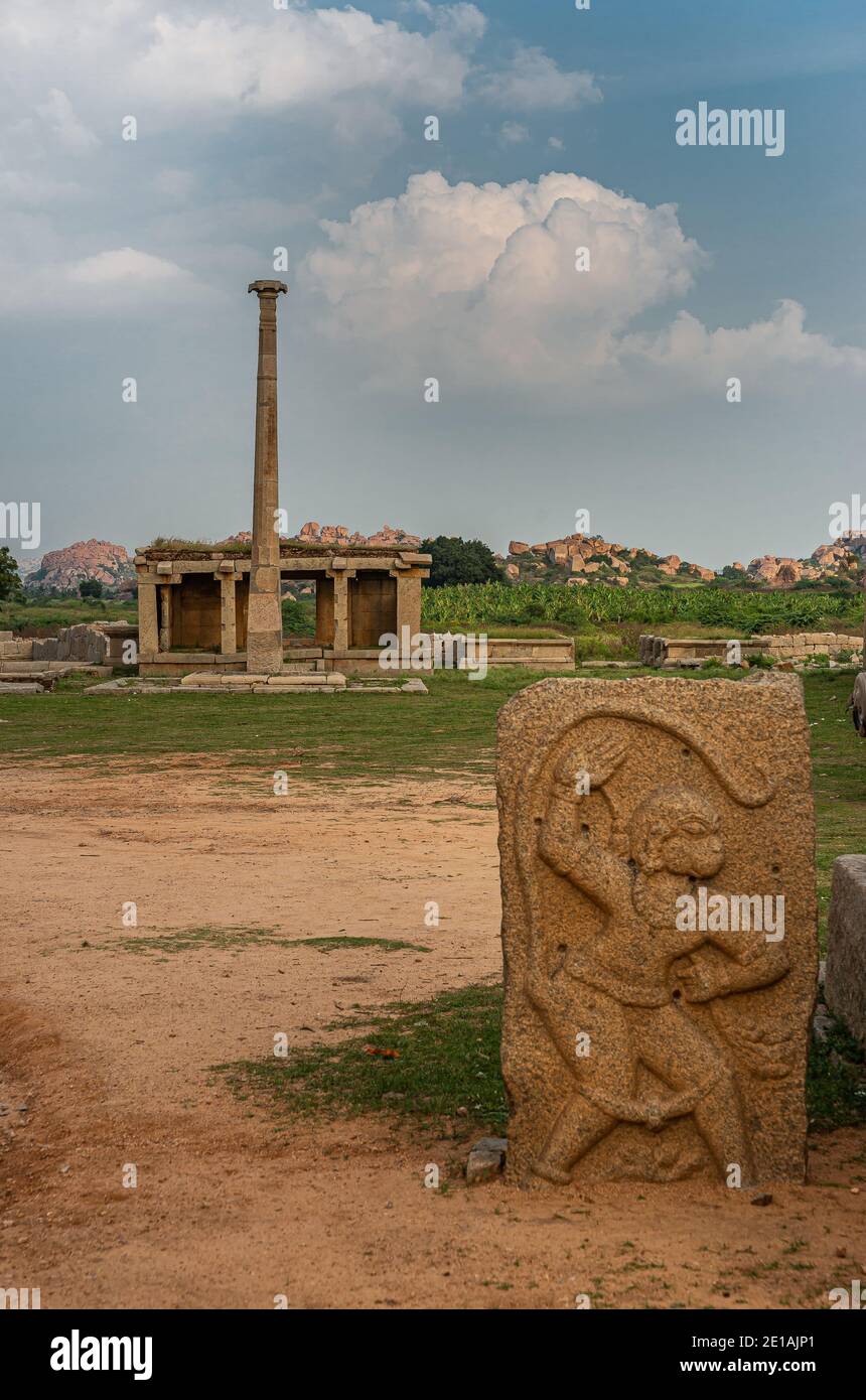 Hanuman temple hampi karnataka india hi-res stock photography and ...