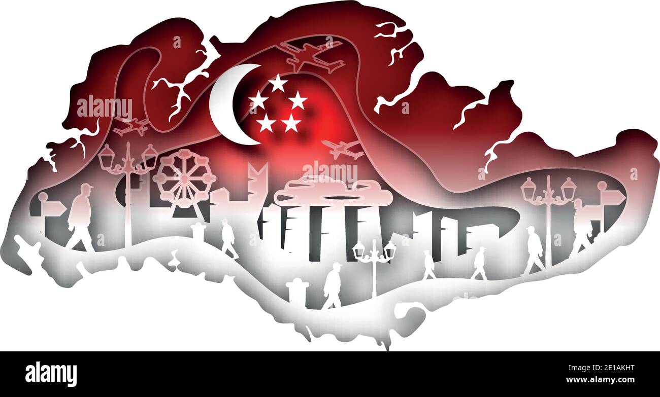 Art in singapore Stock Vector Images - Alamy