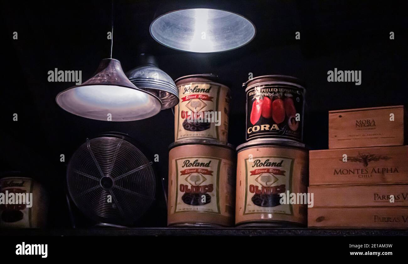 Antique Food Cans High Resolution Stock Photography and Images - Alamy