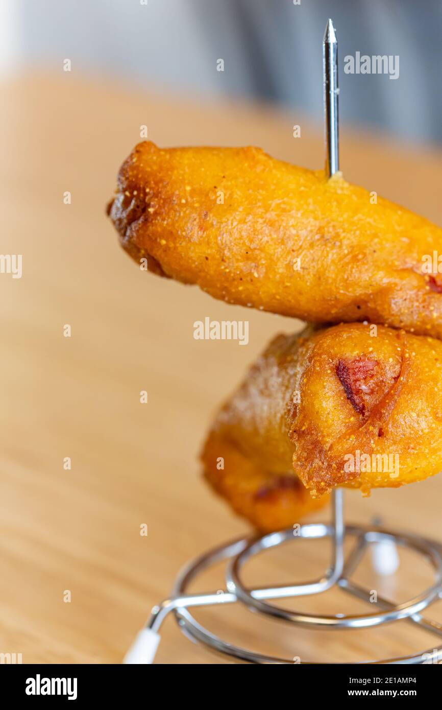 Aesthetic Food photography featuring a closeup shot of savory mini corn ...