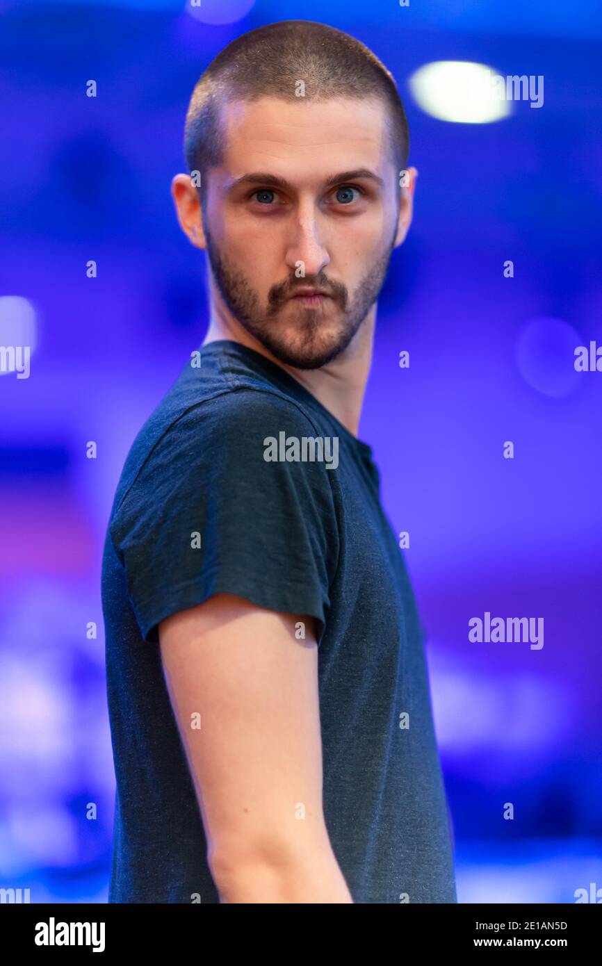 Skinny man bald hi-res stock photography and images - Alamy