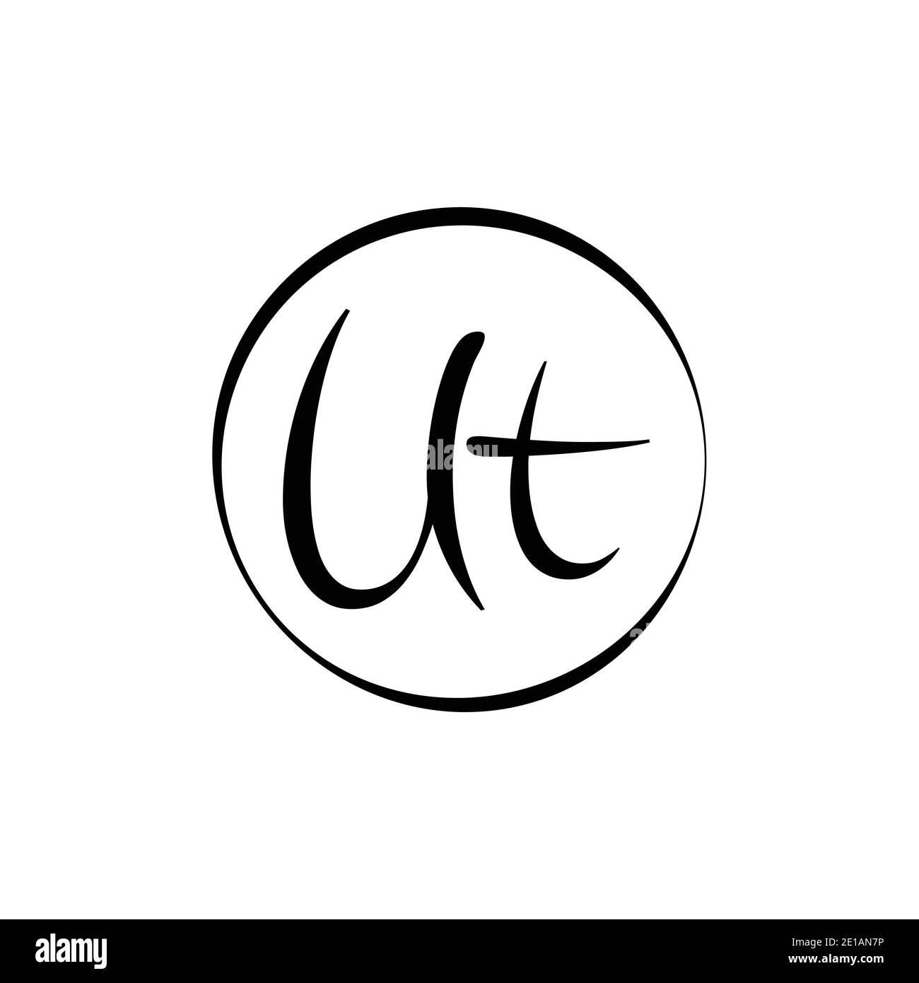 T u logo Stock Vector Images - Alamy