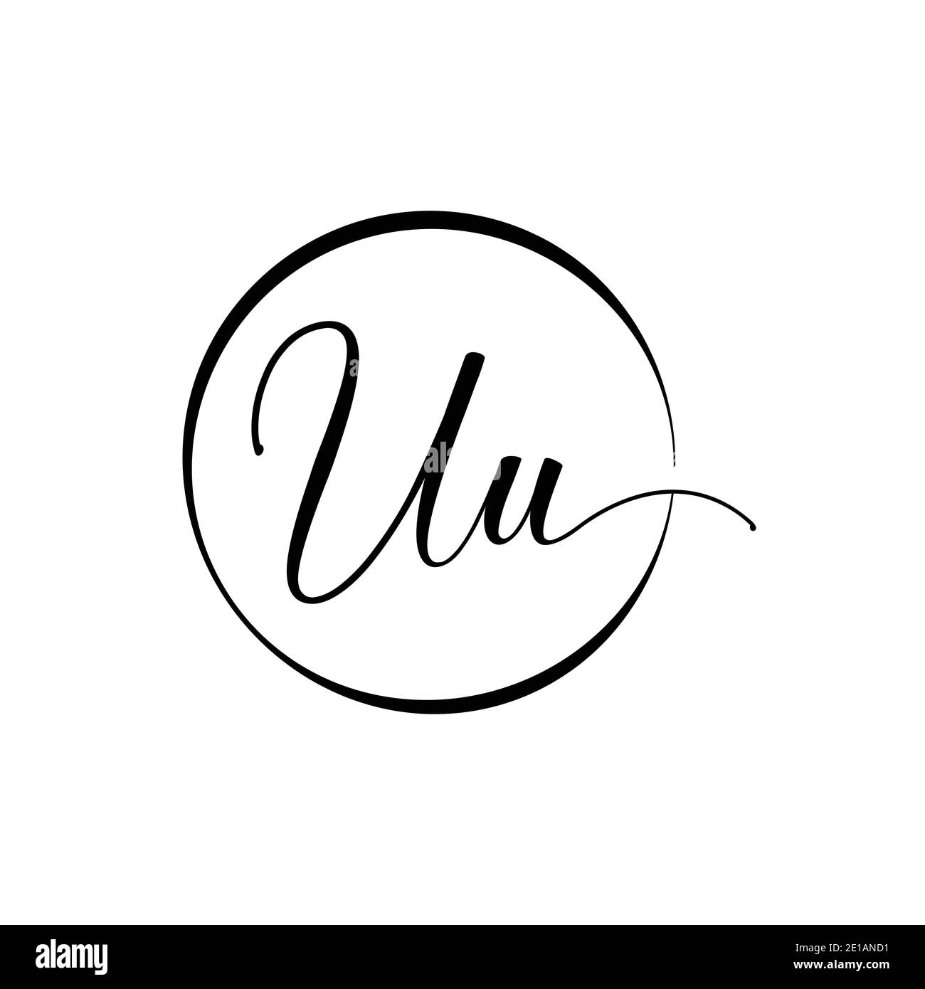 Letter uu vector vectors Black and White Stock Photos & Images - Alamy