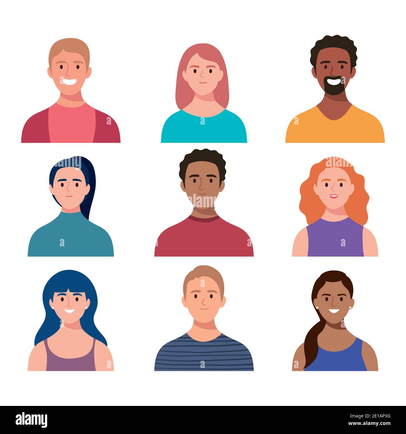 Attractive male colors Stock Vector Images - Alamy