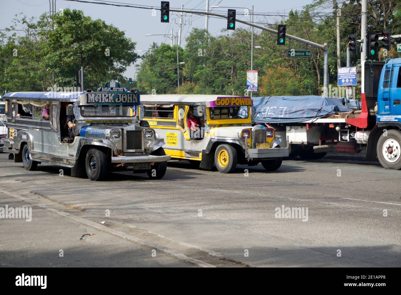 Jeepney Jeepneys Transportation High Resolution Stock Photography and ...