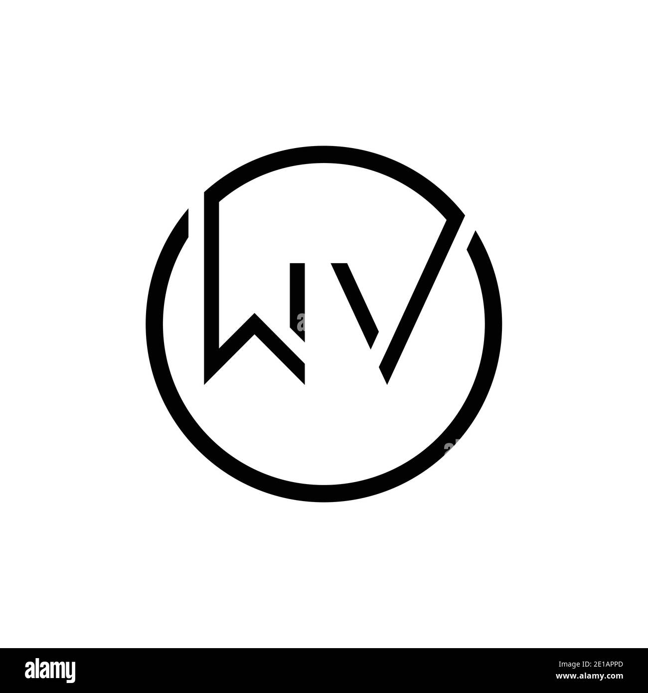 Wv logo vector vectors hi-res stock photography and images - Alamy