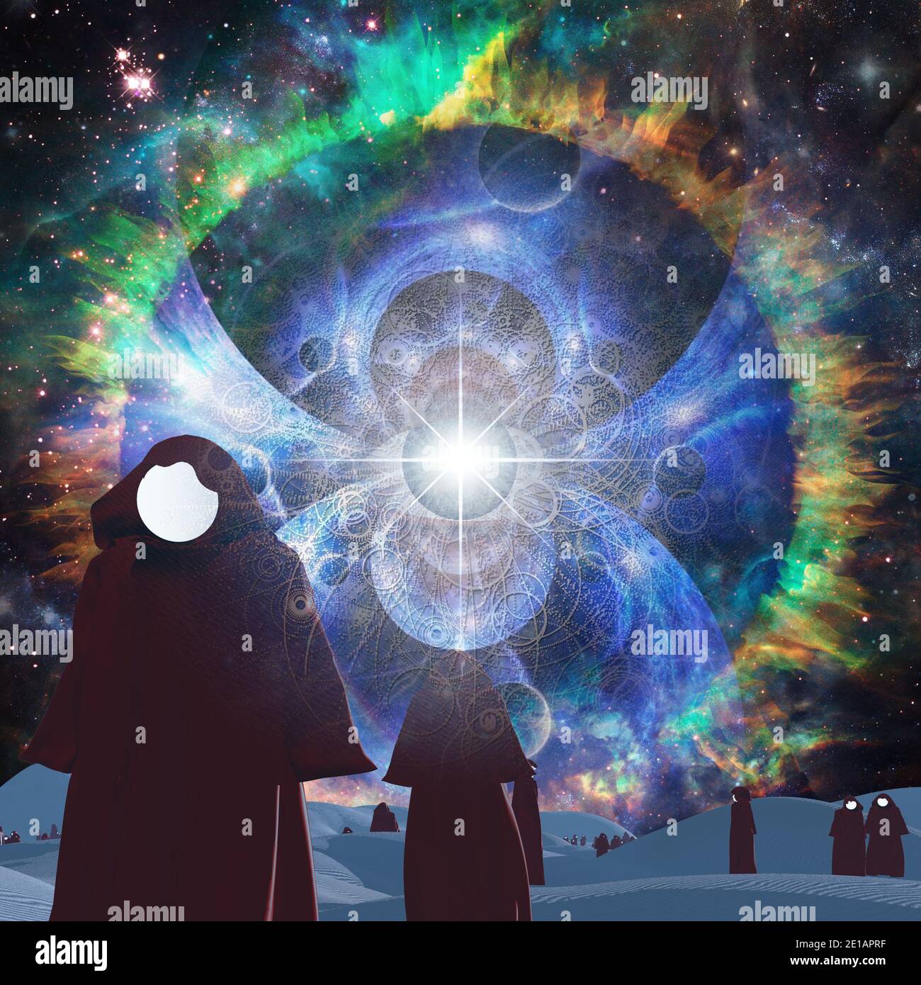 Faceless monks hi-res stock photography and images - Alamy