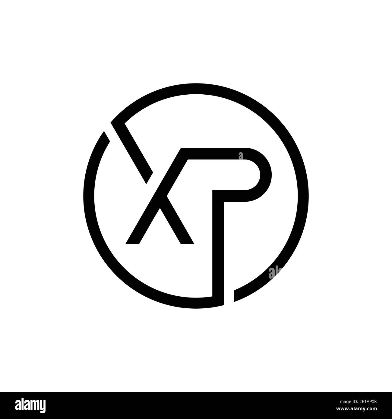 Letter xp vector vectors Stock Vector Images - Alamy