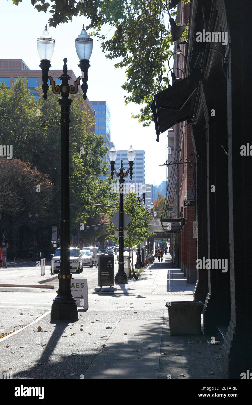Portland, Oregon - 0ct, 26, 2020: Editorial image - General View of ...