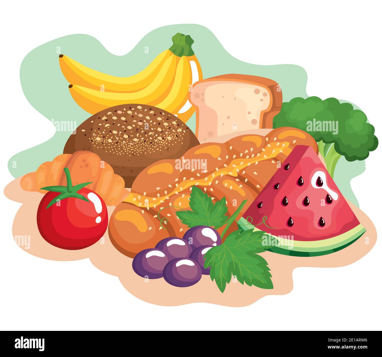 Eat Your Vegetables Clip Art List Of 10 Vegetable Names And Their