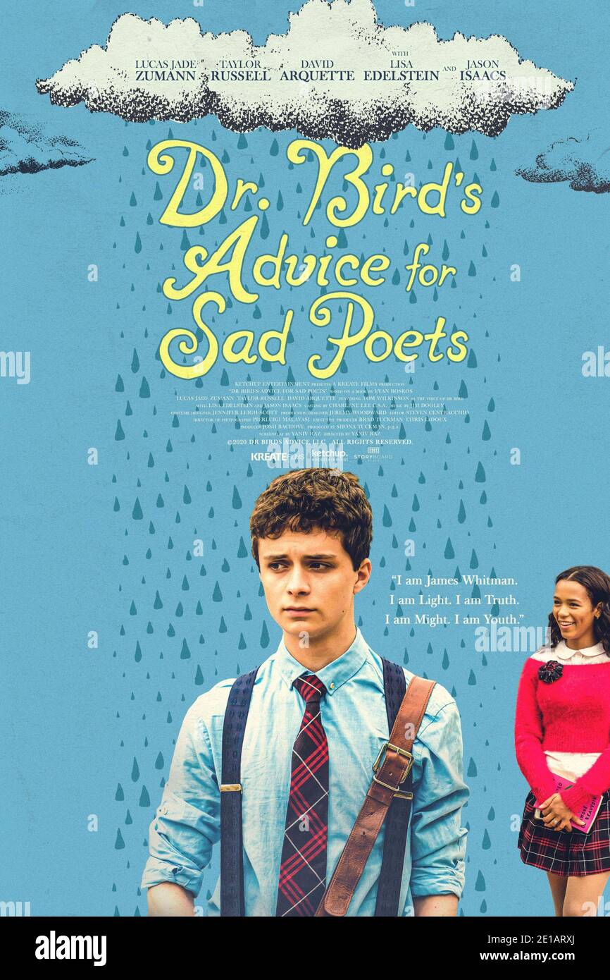 DR. BIRD'S ADVICE FOR SAD POETS, US poster, from left: Lucas Jade ...