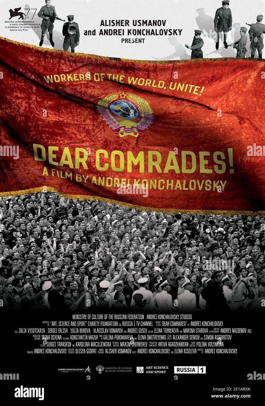 DEAR COMRADES, (aka DOROGIE TOVARISHCHI), international poster, 2020 ...