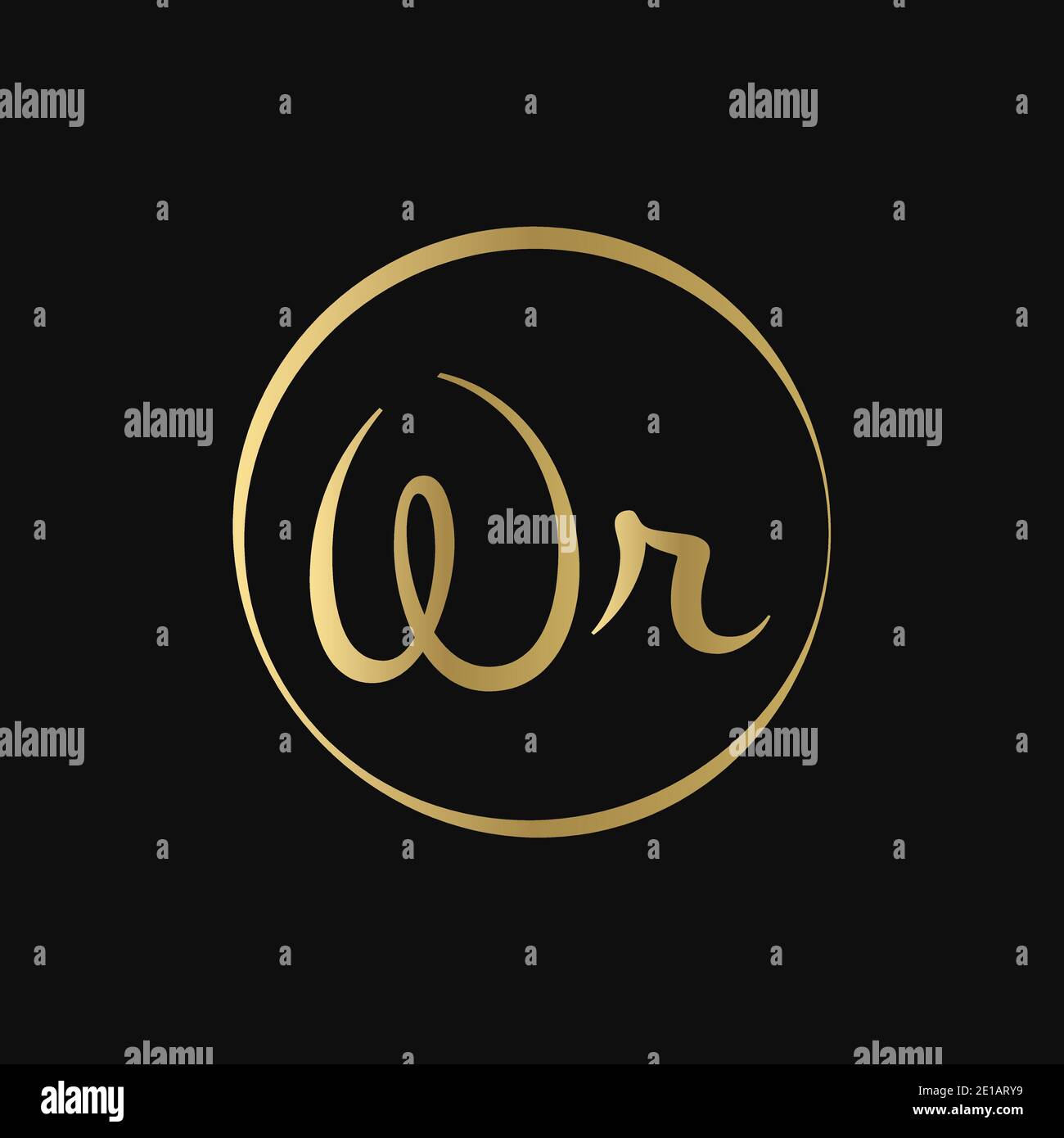 Wr letter Stock Vector Images - Alamy